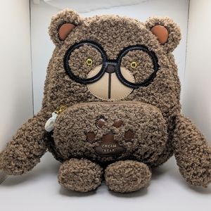 cream bear | Bags | Brown Bear Plush Mini Backpack Bnwt | Poshmark